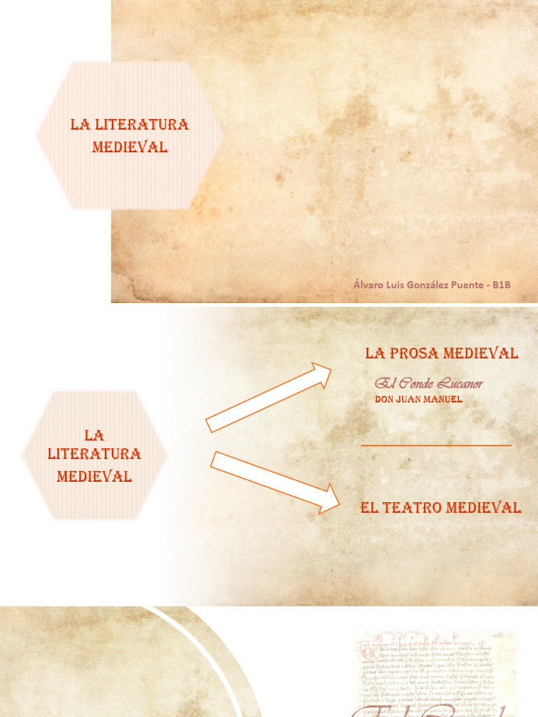 Prosa y Teatro Medieval - Álvaro Glez Puente B1B | PDF | Prosa