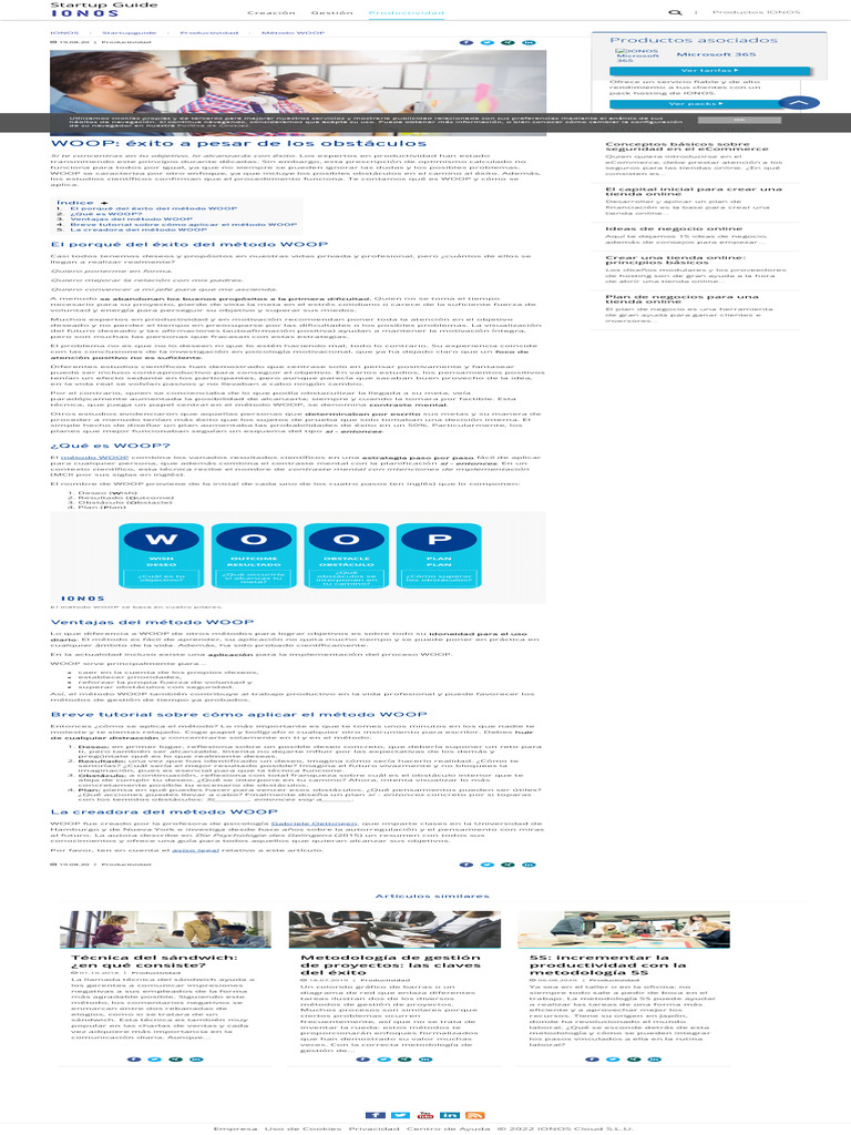 WOOP | PDF | Motivación | Motivacional