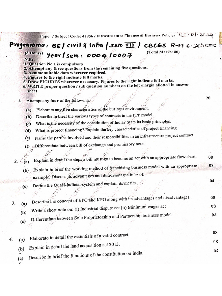DMMM, Piti, Honours Civil and Infrastructure Final Year (Mumbai ...