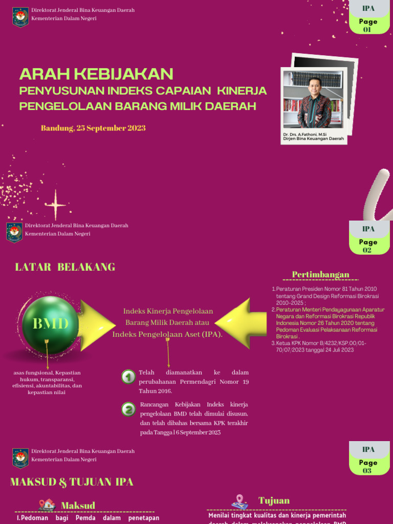 Paparan Pak Dirjen Indek IPA Edit 1 23092023 | PDF