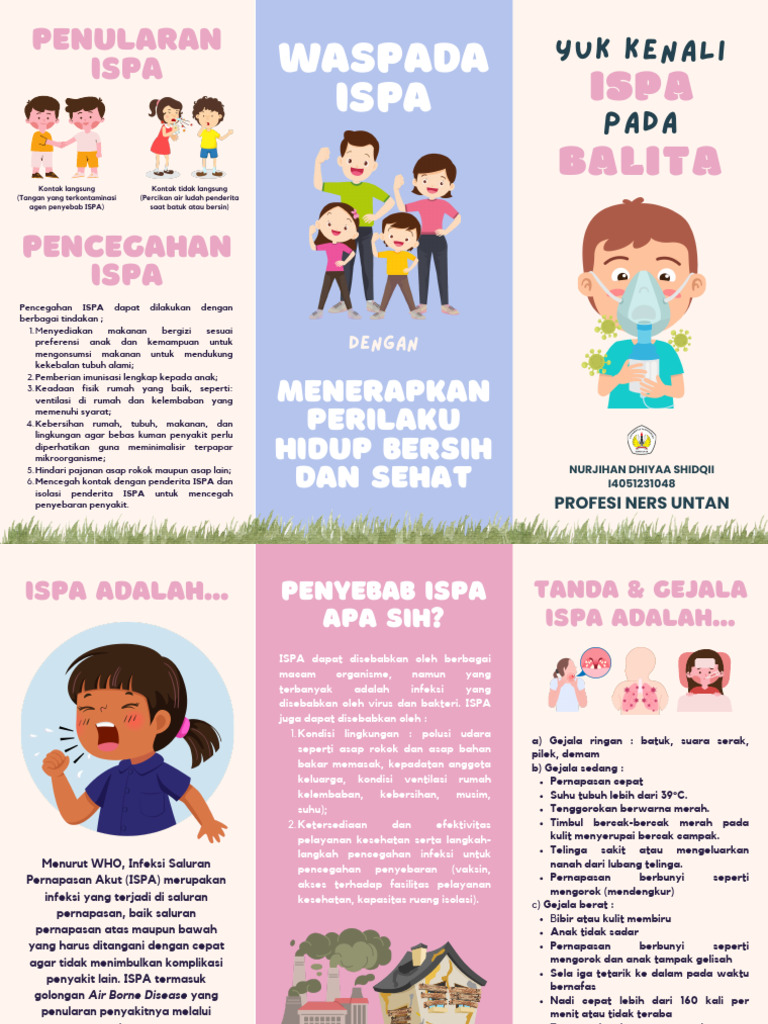 Brosur Lipat Ispa Pada Anak | PDF