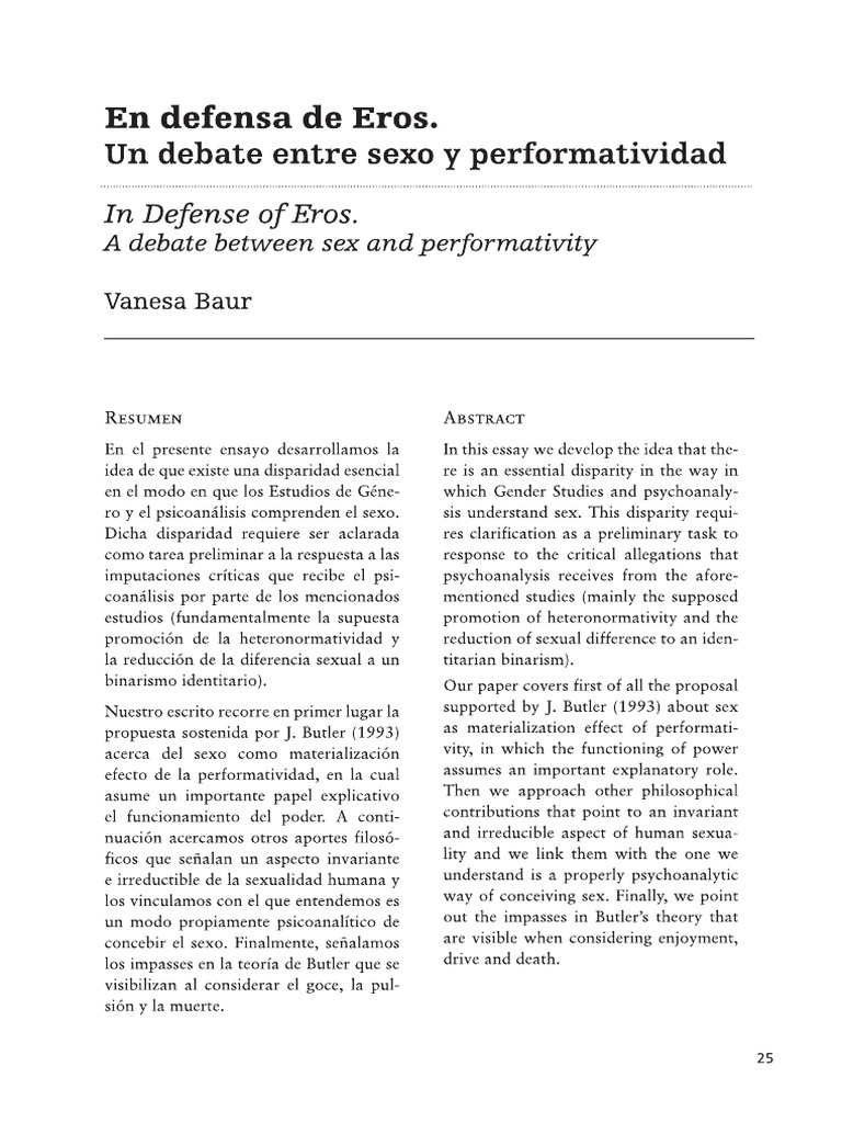 Baur en Defensa de Eros-1 | PDF