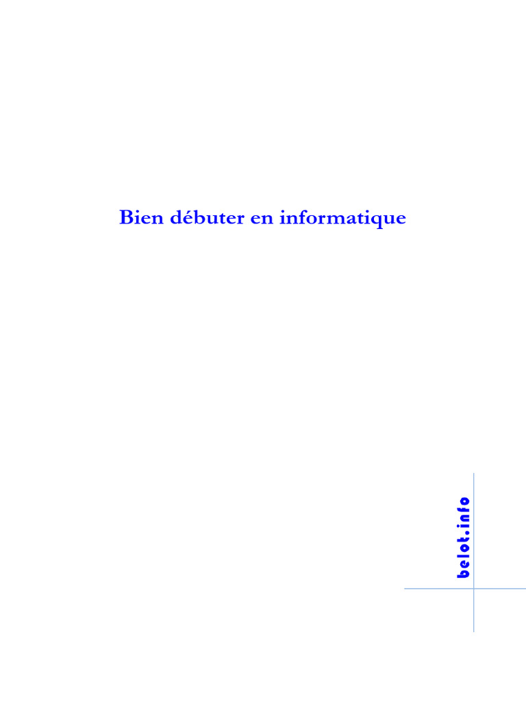 Introduction à l'informatique | PDF | Microsoft Office | Informatique