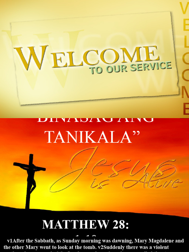 Binasag Na Tanikala - Matt.28 | PDF | Jesus | Disciple (Christianity)