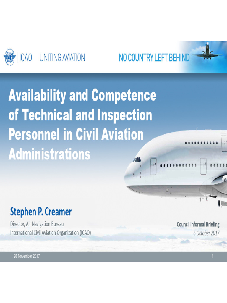 Availability and Competence of Technical and Inspection Personnel in Civil Aviation ...