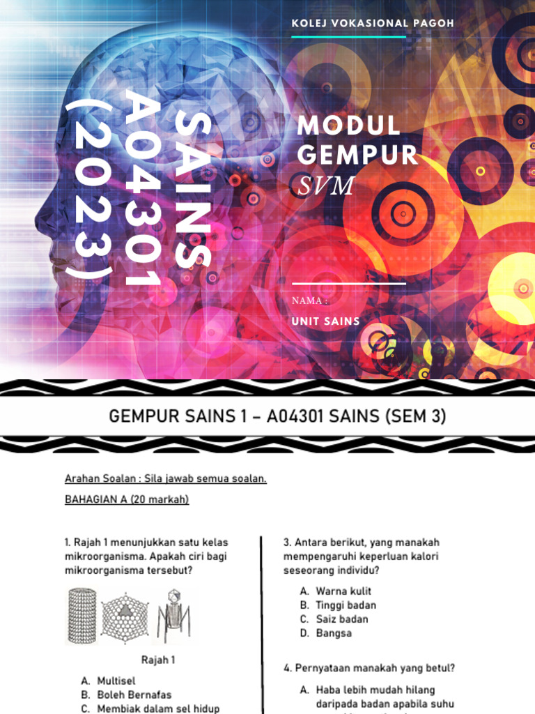 Modul Gempur Sains A04301 | PDF