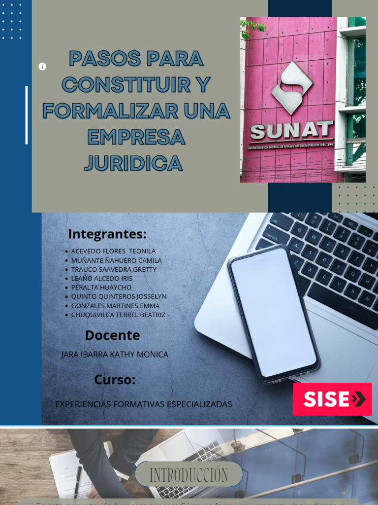 Pasos para Constituir y Formalizar Una Empresa | PDF | Pensión | Business