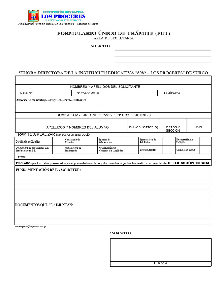 6.fut Colegio 2024 (Editable) | PDF