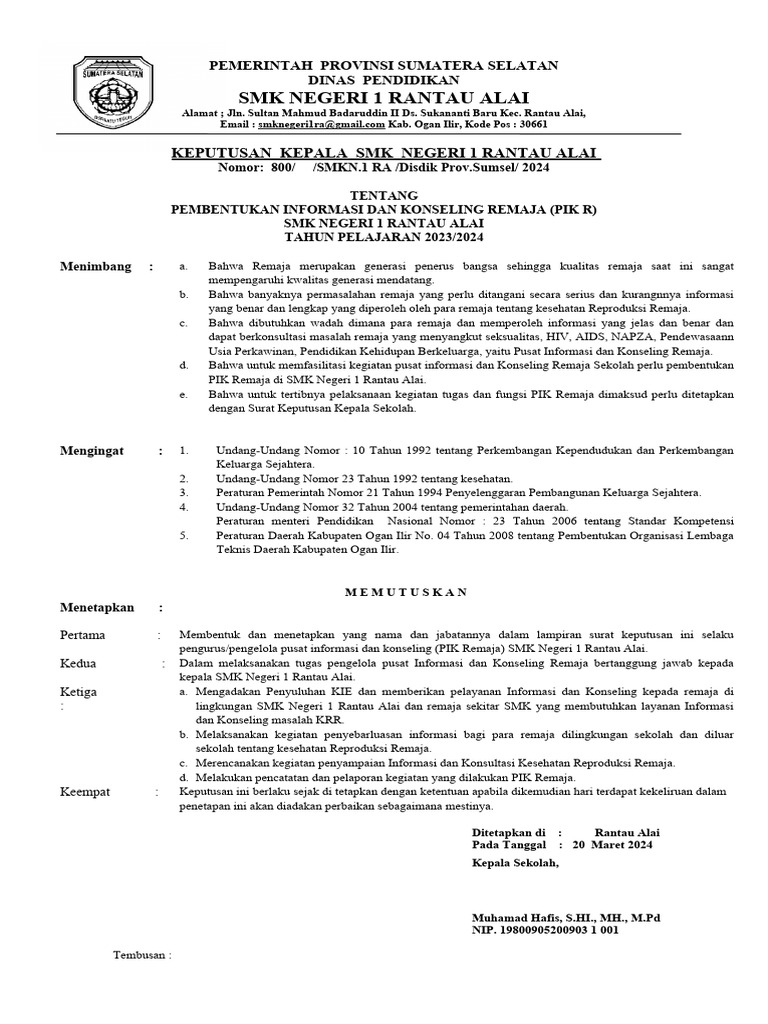 SK PIK R.2docx | PDF