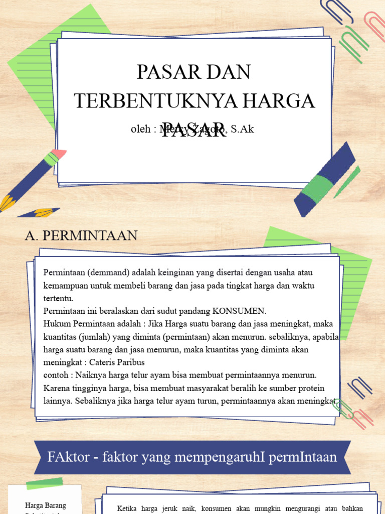 Pasar Dan Terbentuknya Harga Pasar (2) | PDF