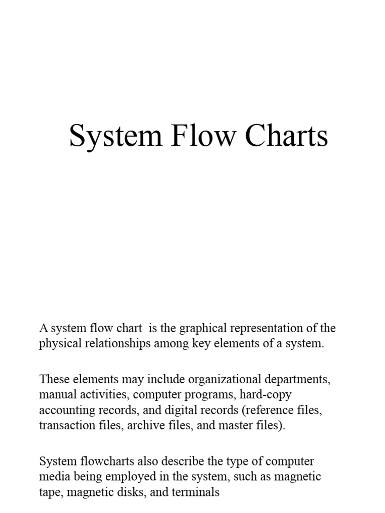 System Flow Charts | PDF