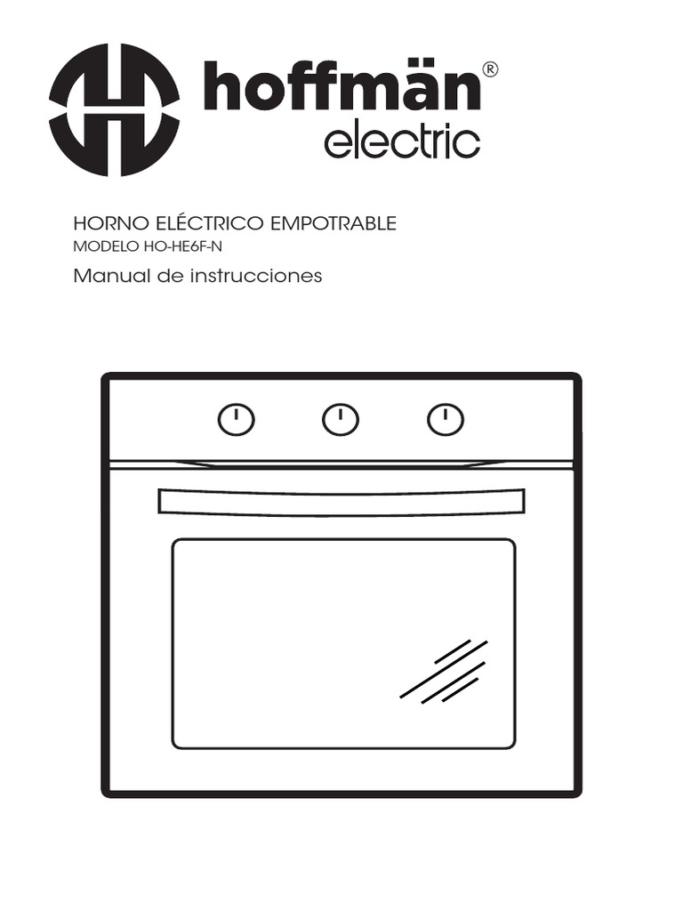Manual Horno Hoffman | PDF | Cocinando | Panes