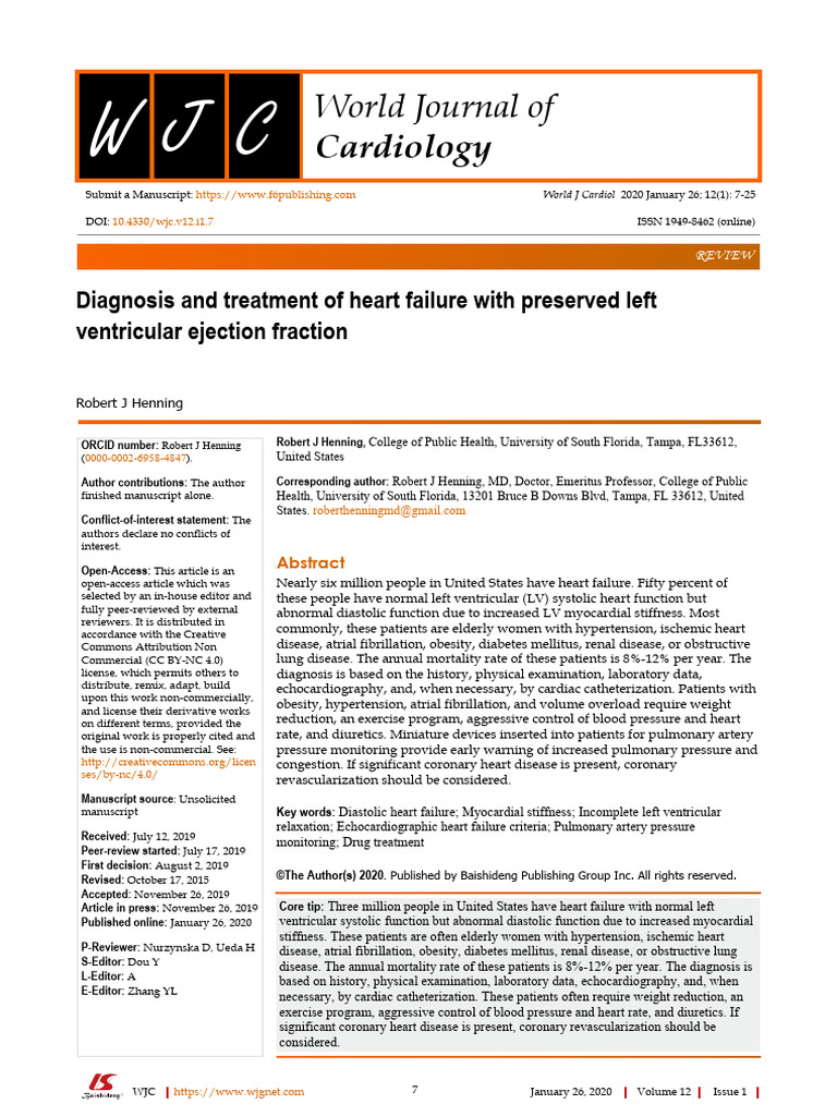 WJC 12 7 | PDF | Diastole | Heart