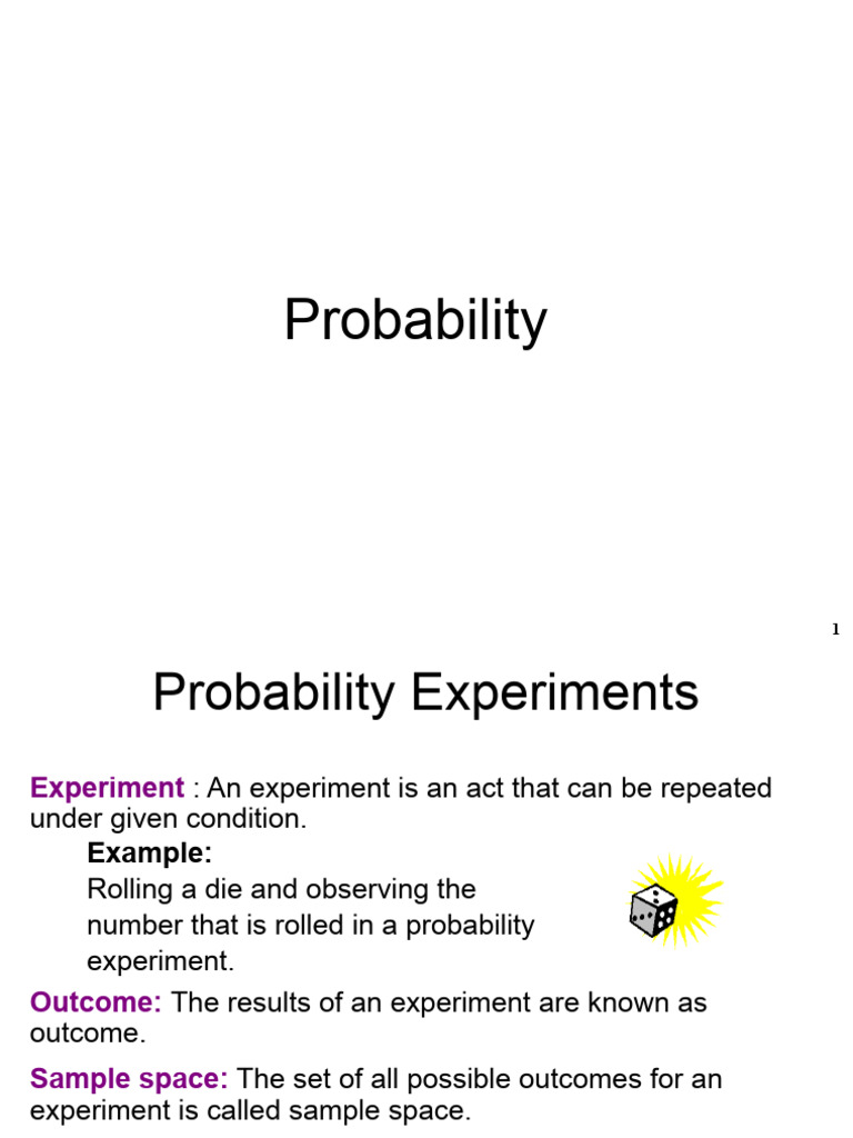 Lecture 4-5 Probability | PDF | Probability | Applied Mathematics