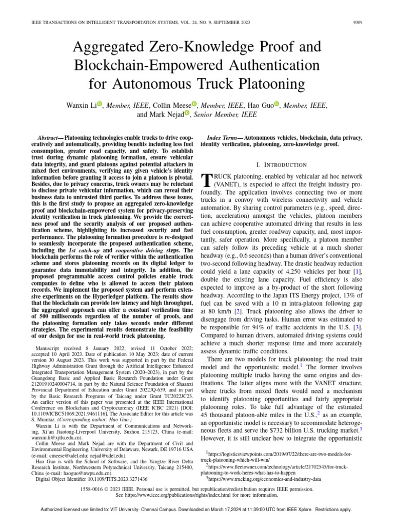 Aggregated Zero-Knowledge Proof and Blockchain-Empowered Authentication ... Aggregated Zero-Knowledge Proof and Blockchain-Empowered Authentication ...