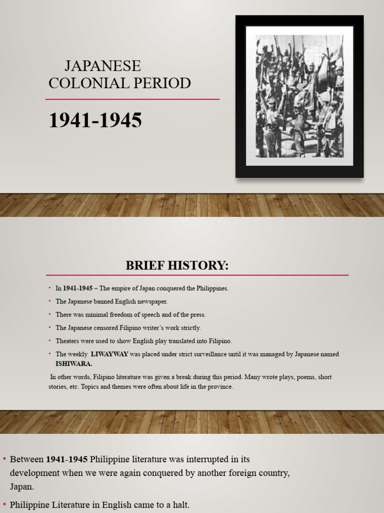 Japanese Colonial Period | PDF | Philippines | Censorship
