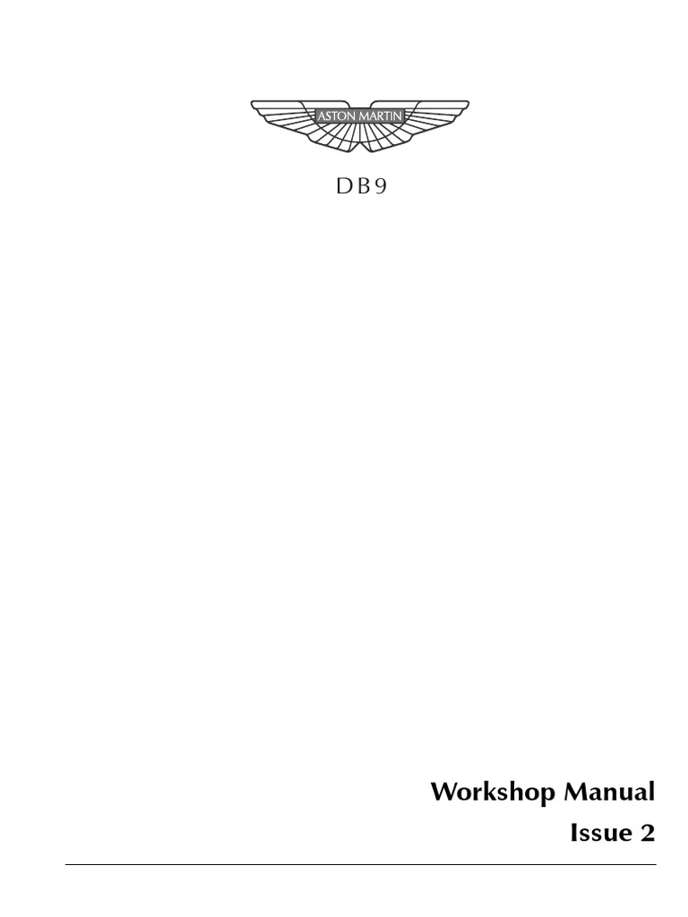 Aston Martin DB9 Vantage Workshop Manual | PDF | Manual Transmission ...