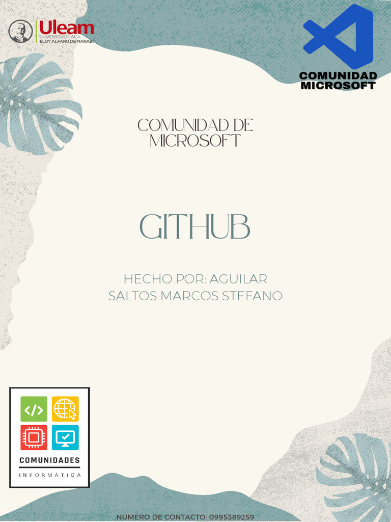 Git Hub Pdf Computación En La Nube Control De Versiones
