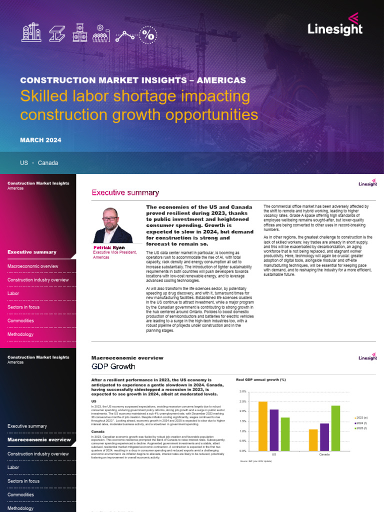 Linesight Construction Market Insights Americas - March 2024 1 | PDF
