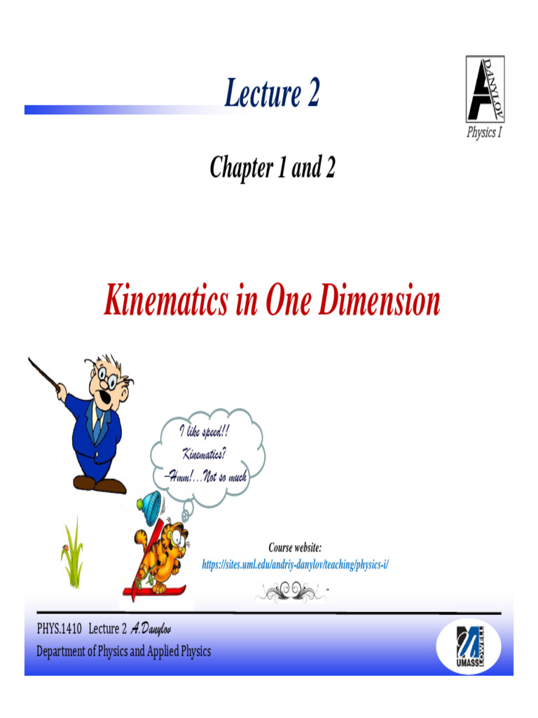 LECTURE 2 Ch2 F18 Velocity 19s2fdy | PDF | Acceleration | Velocity LECTURE 2 Ch2 F18 Velocity 19s2fdy | PDF | Acceleration | Velocity