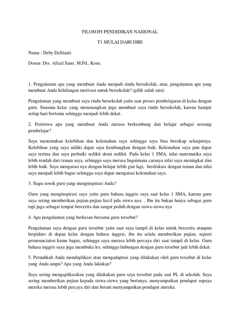 Tugas 1 FPN Deby Delfianti T1. 2 M | PDF