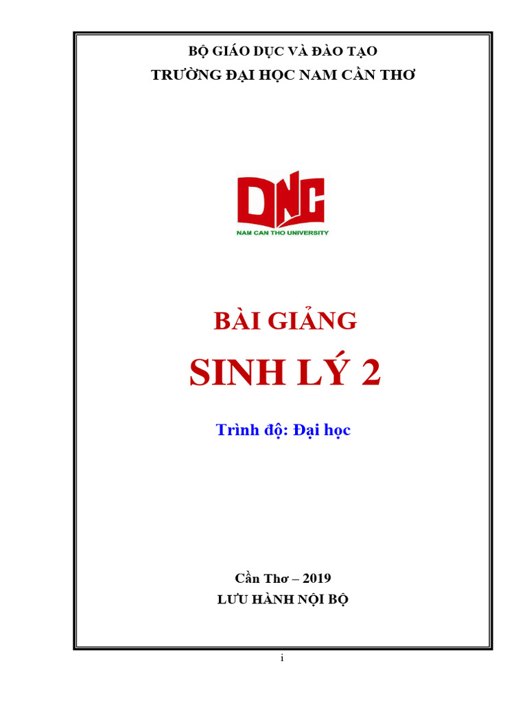 Bai Giang Sinh Ly 2 Y Đa Khoa NCT | PDF