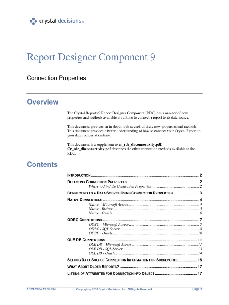 CR rdc9 Connectionproperties | PDF | Computers