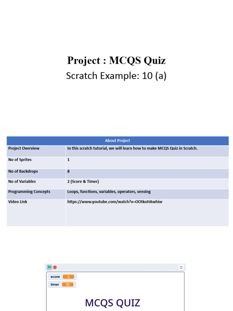 Scratch Lec 10 (a) | PDF | Scratch (Programming Language) | Computer Science