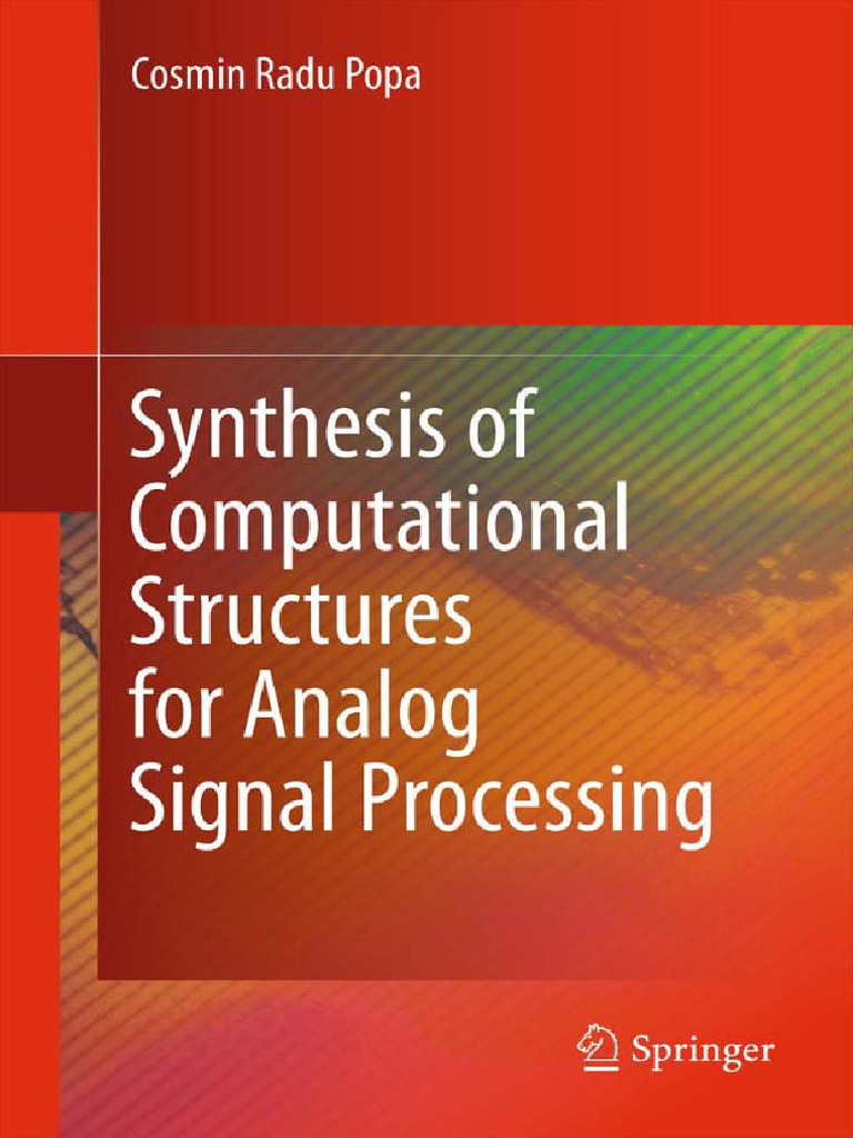 Synthesis of Computational Structures For Analog Signal Processing | PDF | Electronic Circuits ...