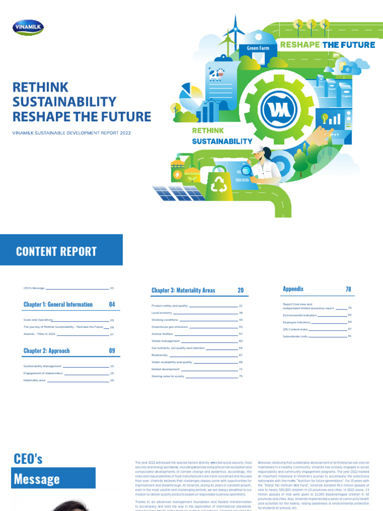 VNM Sustainability Report | PDF | Sustainability | Sustainable Development