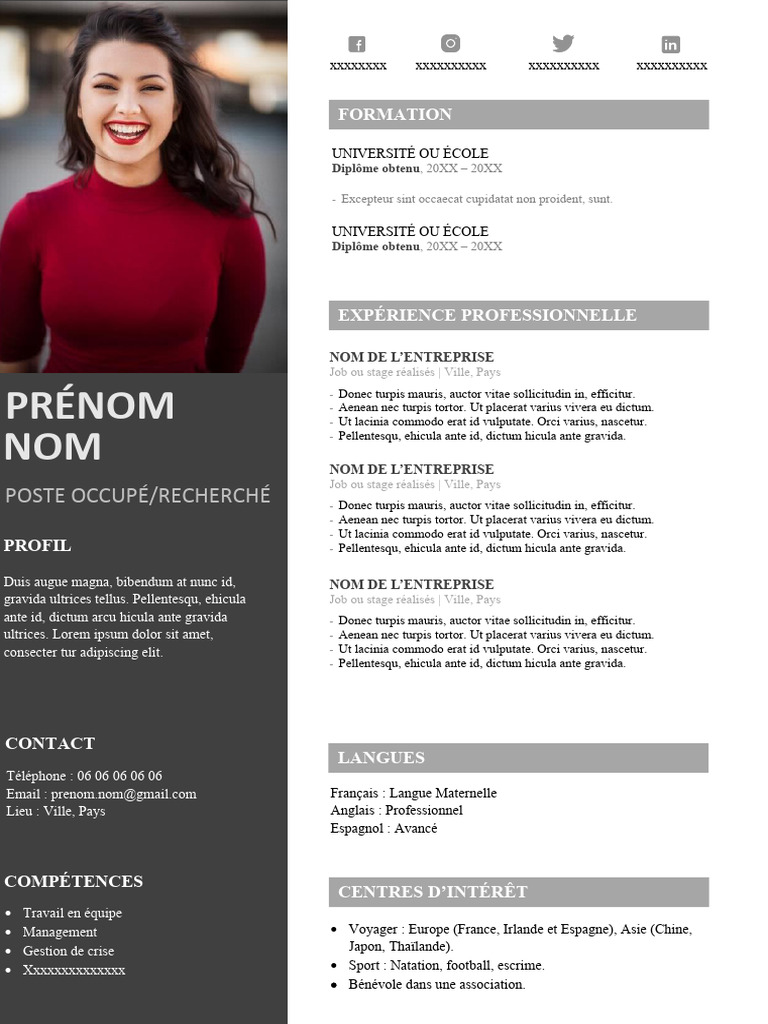 CV Universitaire | PDF