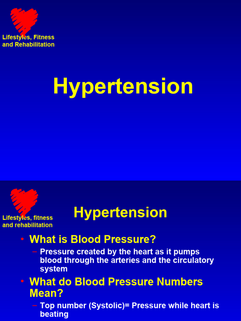 Hypertension | PDF | Hypertension | Blood Pressure