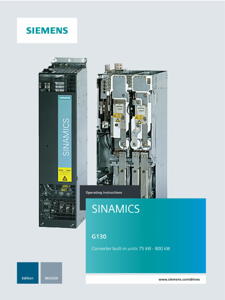 SINAMICS G130 Inverter Chassis Units en-US | PDF | Electric Motor ...