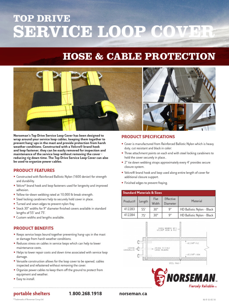 Top Drive Service Loop Cover | PDF | Technology & Engineering
