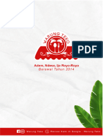 Menu Paket dan Hidangan Tapak Djati | PDF