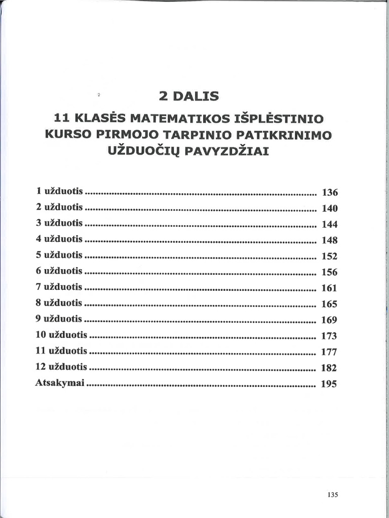11kl. Uzduotys Pries Tarpini | PDF