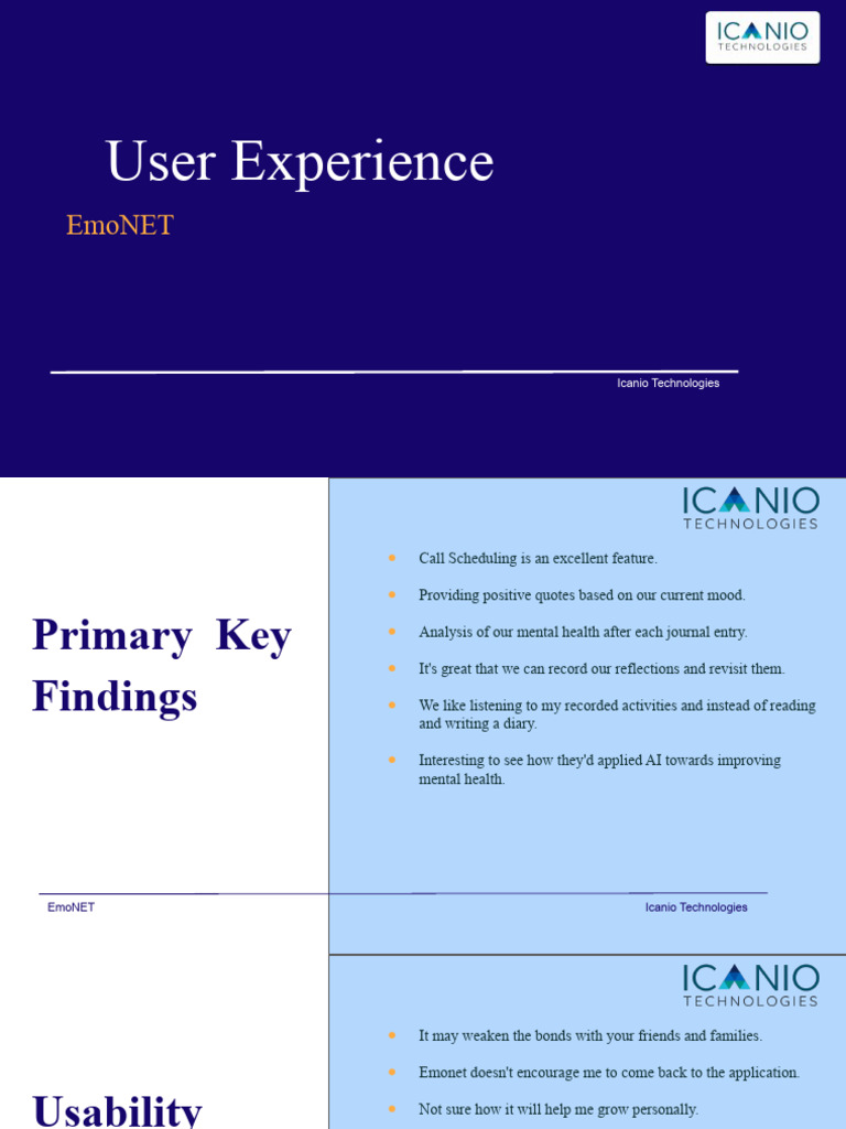 EmoNET - User Experience | PDF