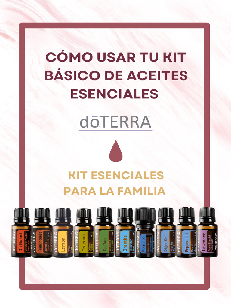 Guía de Uso del Kit Familiar dōTERRA | PDF | Mentha | Orégano