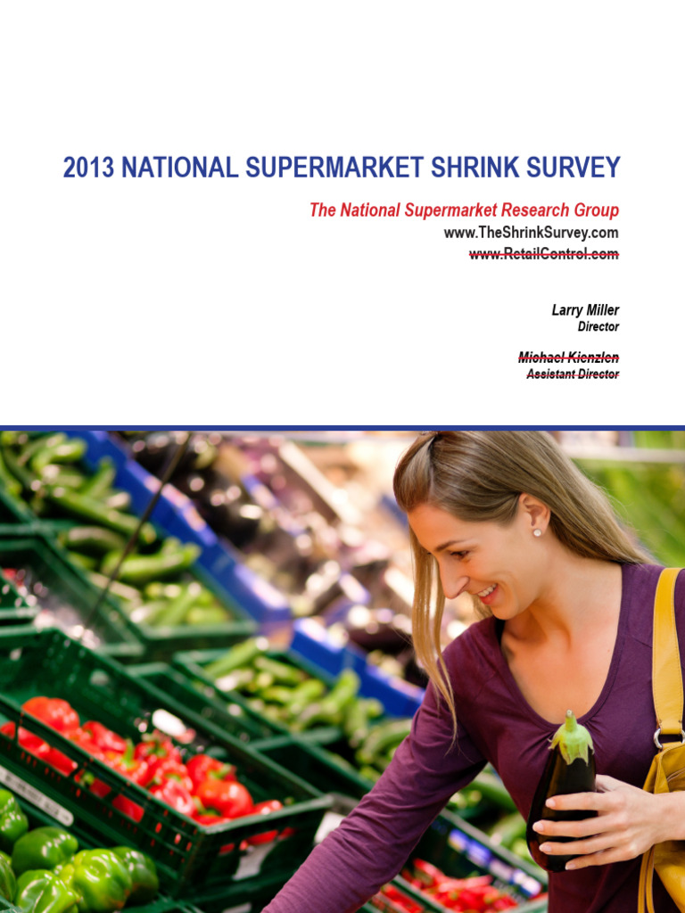 Supermarket Shrink Survey | PDF | Copyright | Inventory