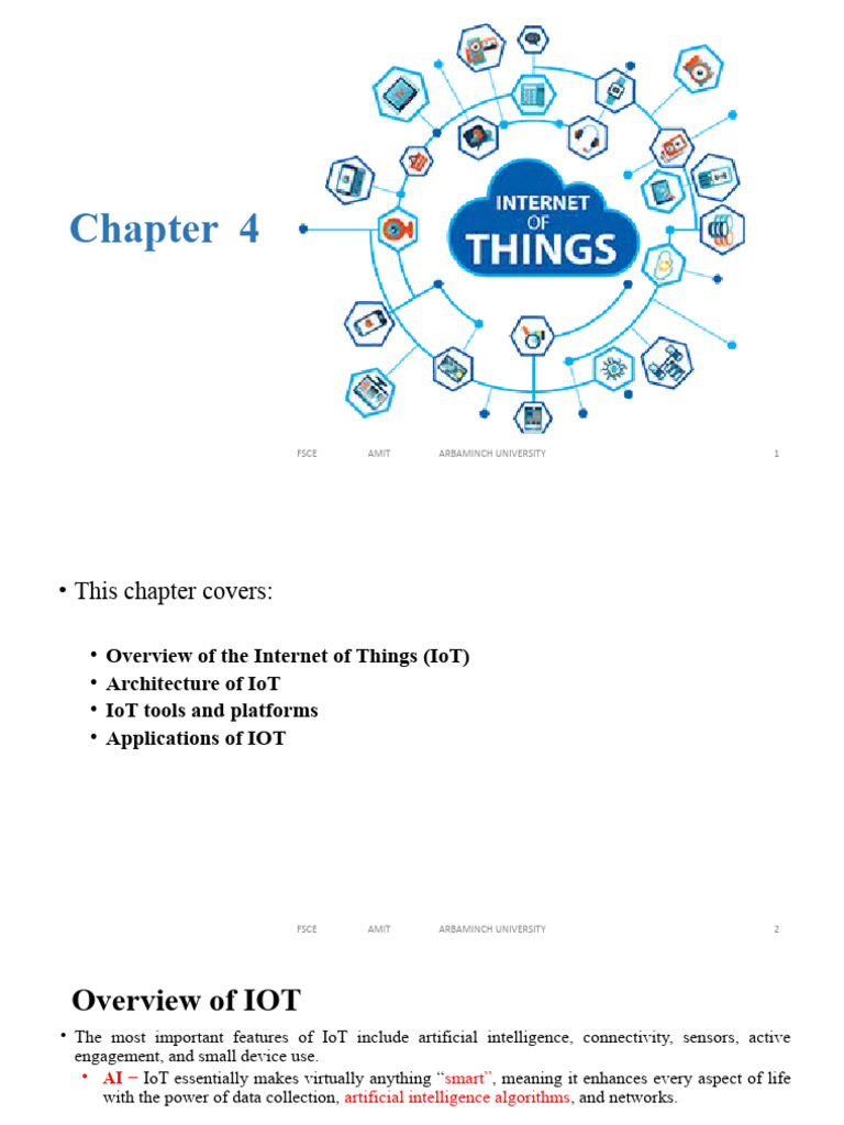 Chapter-4 Internet of Things | PDF | Internet Of Things | Home Automation