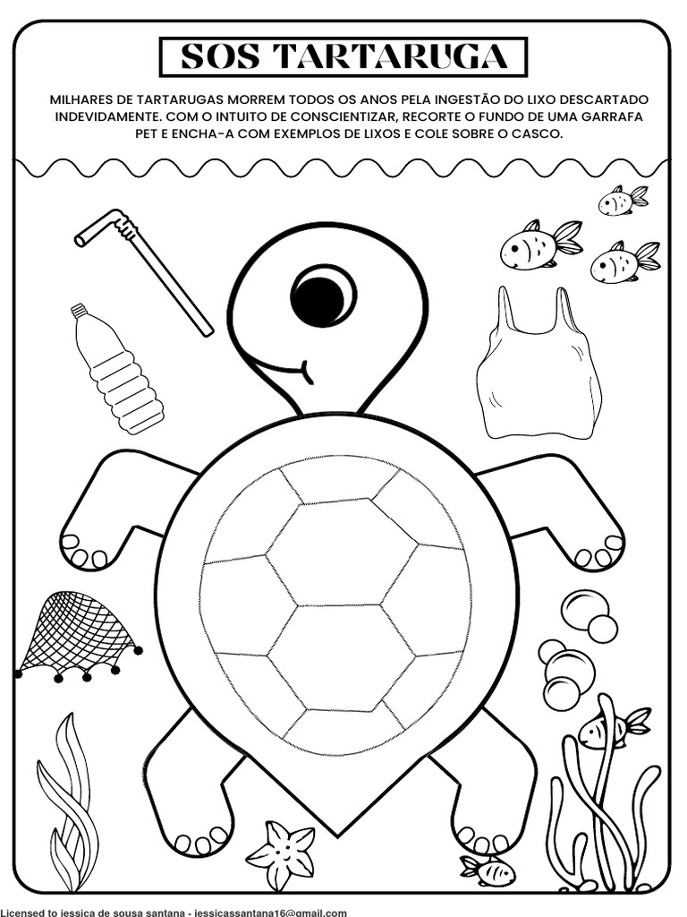 Atividade Sos Tartaruga Pet | PDF