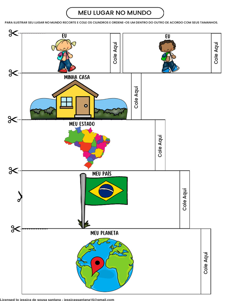 Atividade: Meu Lugar no Mundo | PDF