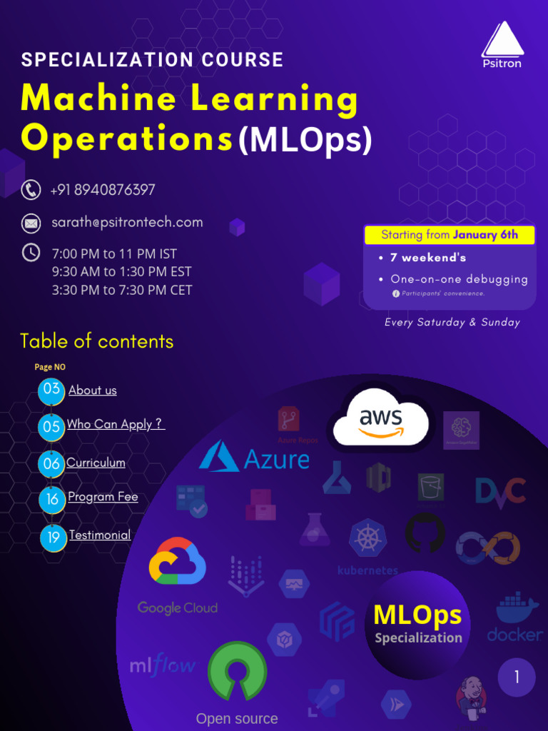 Mlops Specialization Course January 2024 Pdf Computing Computer Science