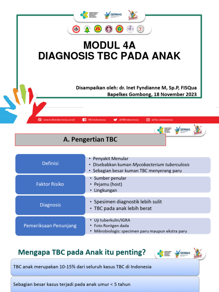 Modul 4A Diagnosis TB Anak | PDF