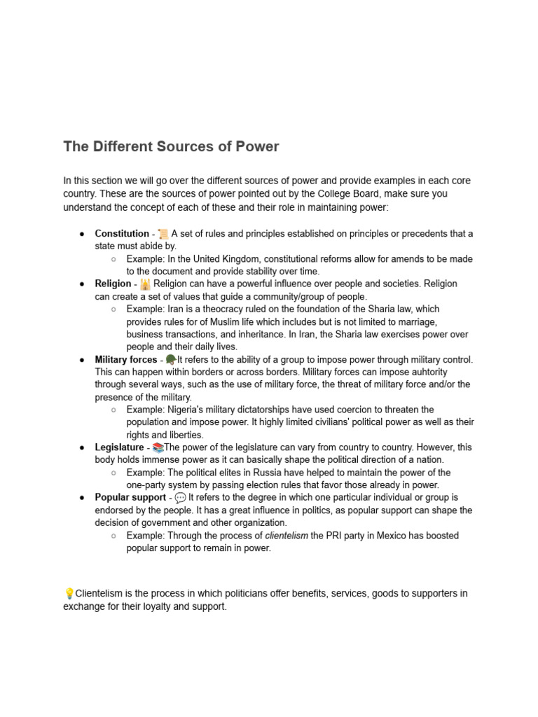 AP Comparative Government Guide | PDF | Authoritarianism | Democracy