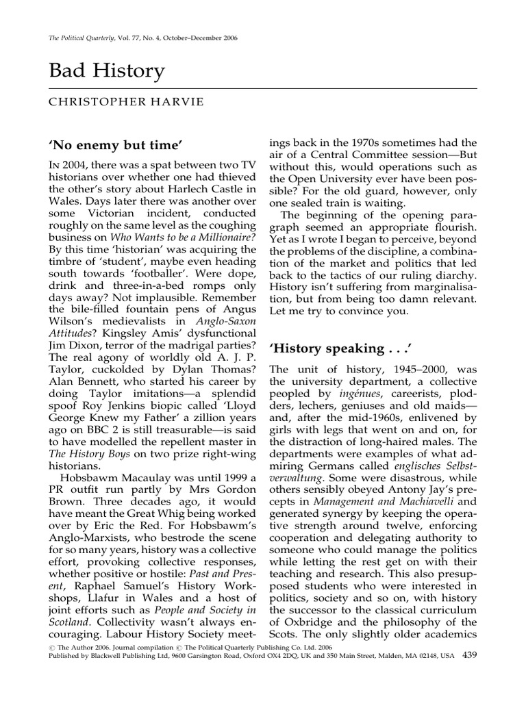 Bad History | PDF | Scotland