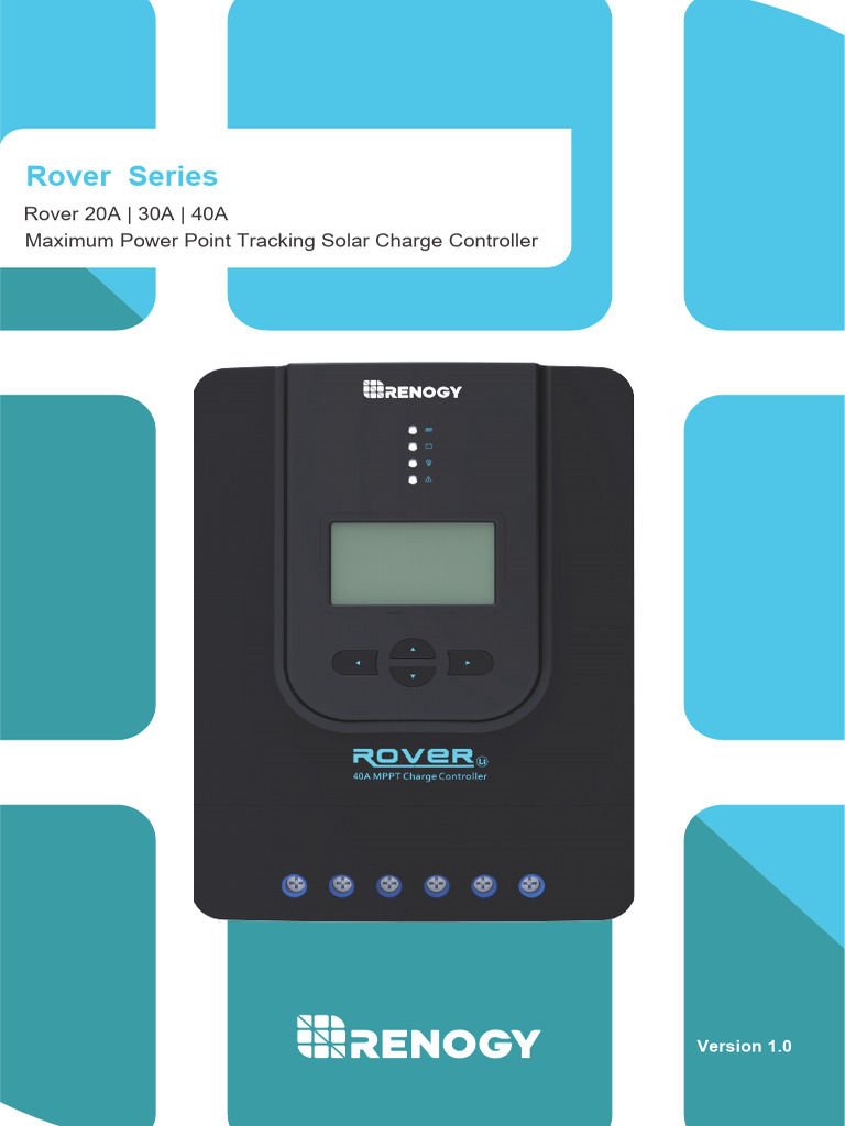 Rover 203040 Manual | PDF | Battery Charger | Solar Panel