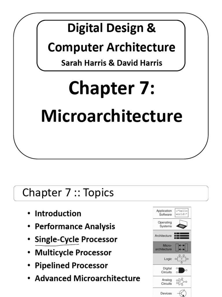 mikroarsitektur1 | PDF | Central Processing Unit | Computer Architecture
