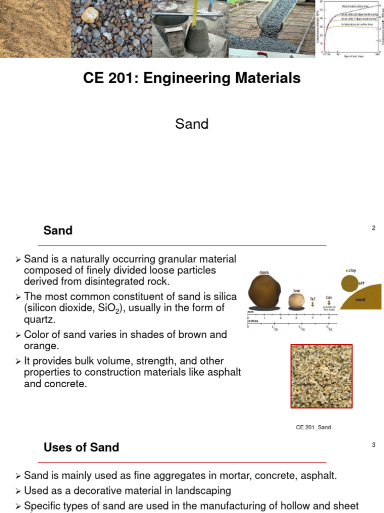 6 Sand | PDF | Sand | Concrete