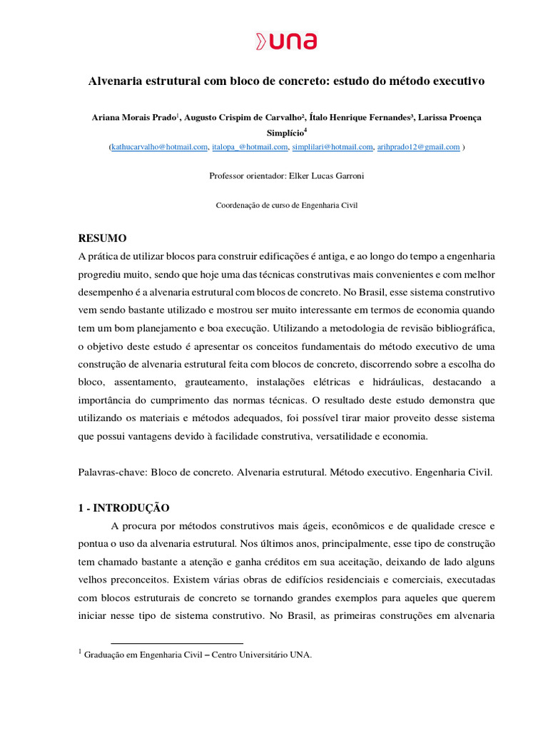 Atcc - Alvenaria Estrutural Com Bloco de Concreto | PDF | Engenharia ...